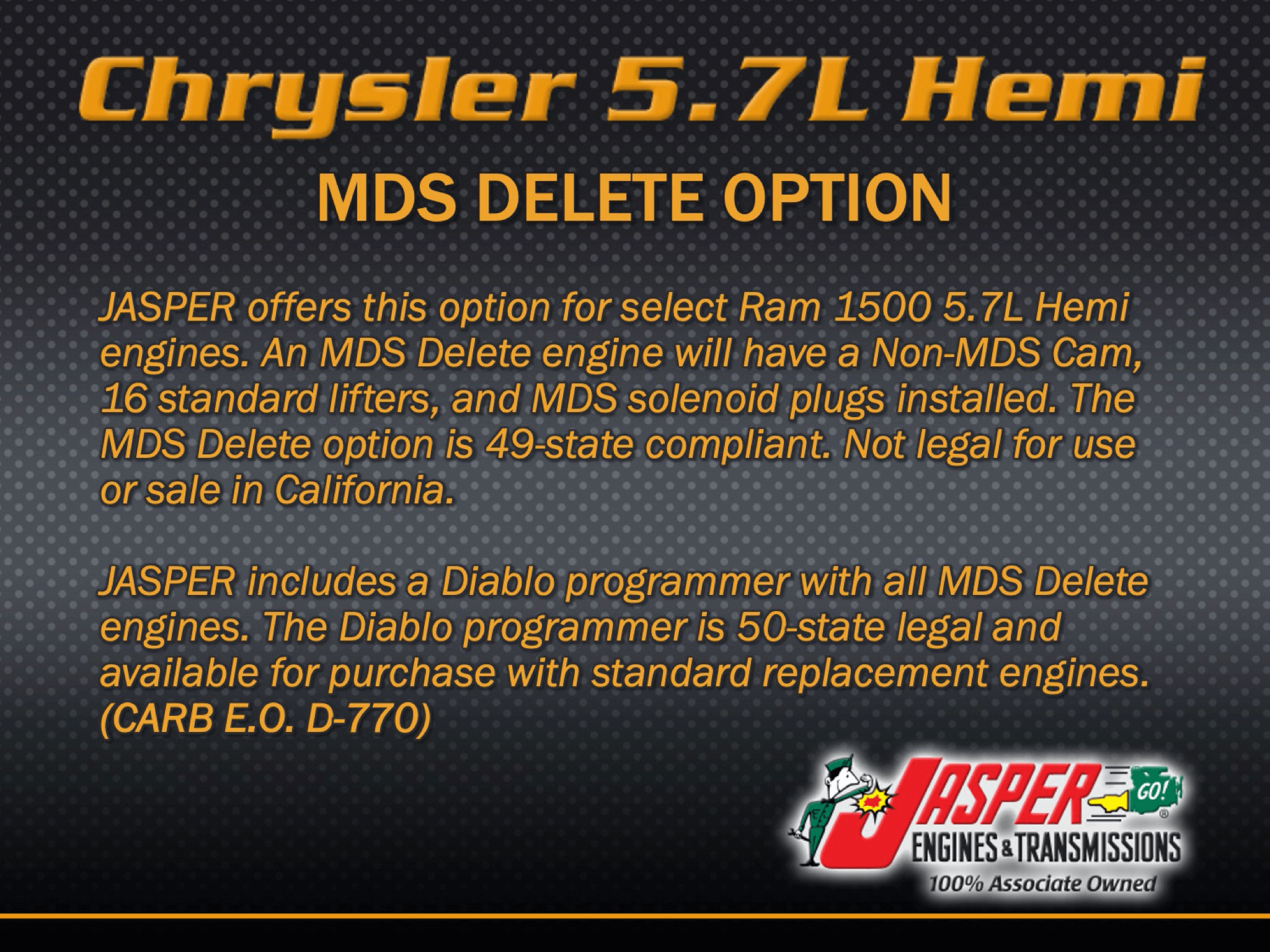 JASPER Remanufactured Engines & Transmissions