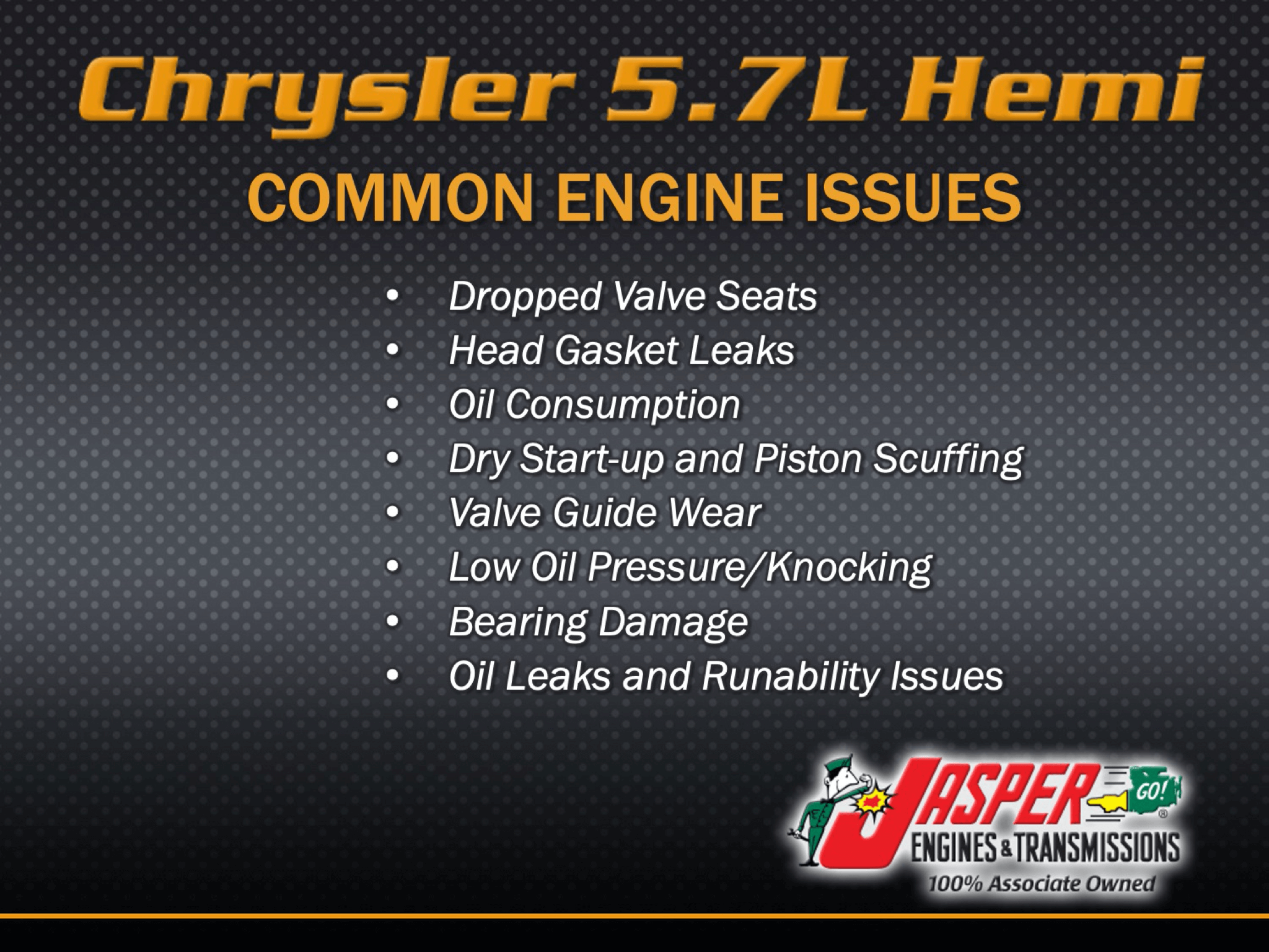 JASPER Remanufactured Engines & Transmissions