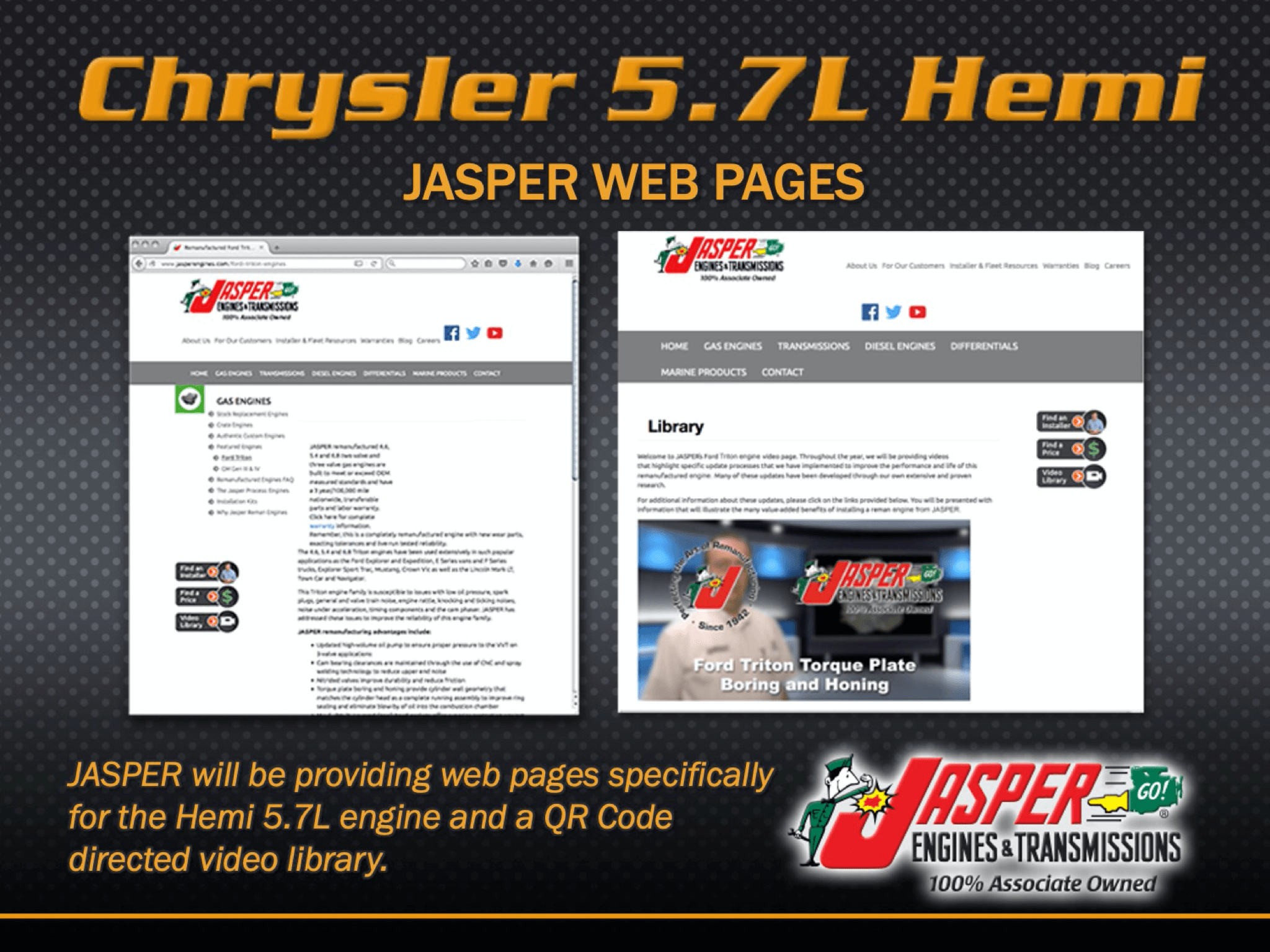 JASPER Remanufactured Engines & Transmissions